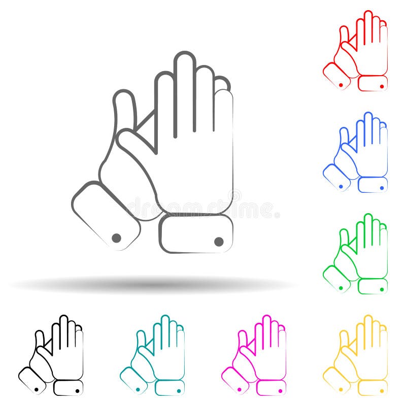 Applause Multi Color Set Icon. Simple Thin Line, Outline of Theatre ... Applause Multi Color Set Icon. Simple Thin Line, Outline of Theatre ...
