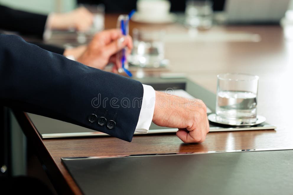 Applause for a Presentation in Meeting Stock Image - Image of applause ...