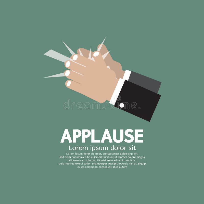 Applause Sign stock illustration. Illustration of cartoon - 23271788