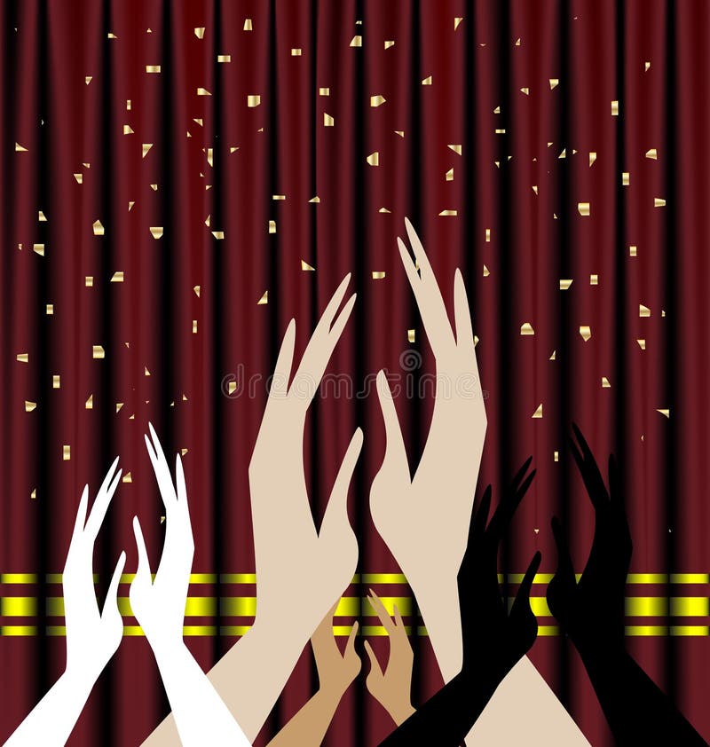 Applauso illustrazione vettoriale. Illustrazione di applauso - 19412185