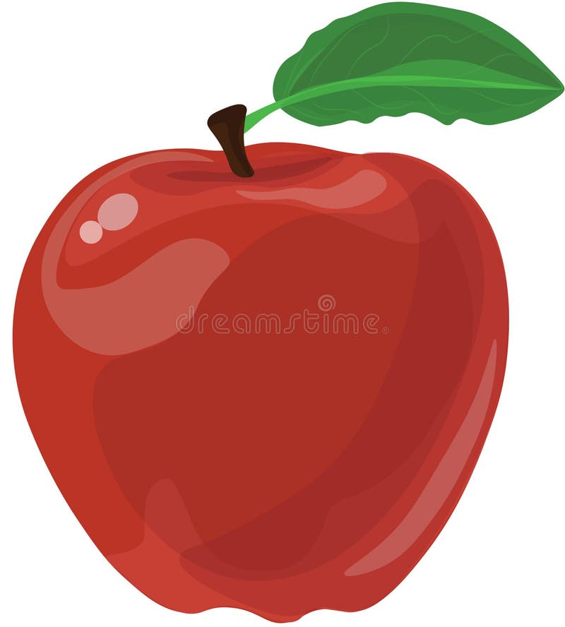 Old School Classic Red Apple Design Stock Illustrations – 5 Old School ...