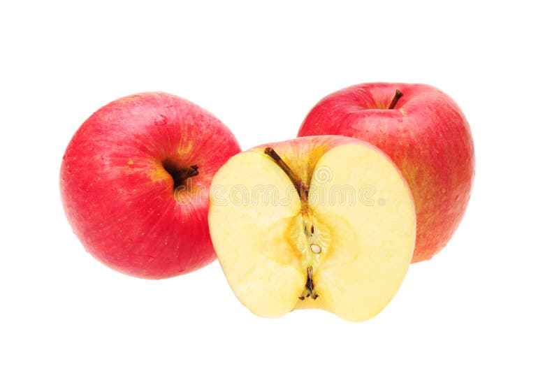 Half of apple stock photo. Image of vegetarian, healthy - 7120278