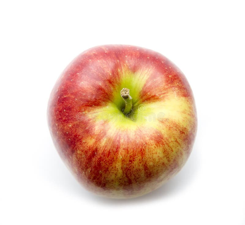 Red Apple top view stock image. Image of apple, food - 10193829