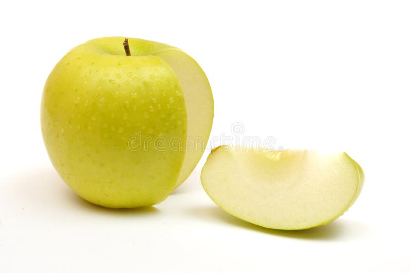 Apple stock image. Image of round, fruit, natural, leaf - 7614995