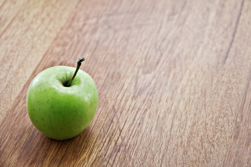 Apple stock photo. Image of single, table, food, fruit - 8269278