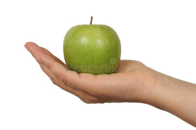 Temptation. stock photo. Image of hand, temptation, food - 12089422