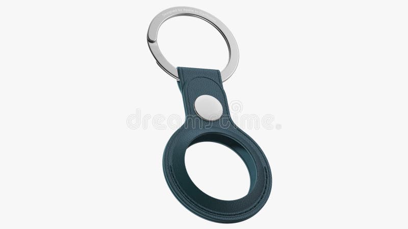 Apple Accessory Keyring Holder for Airtag Device Stock Image - Image of ...