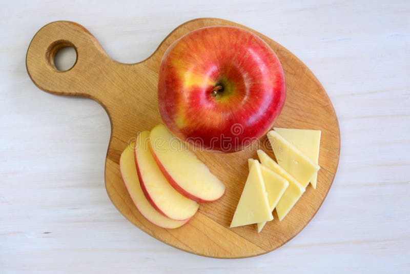 Apple on Apple Shaped Board Stock Image - Image of room, shaped: 46979633