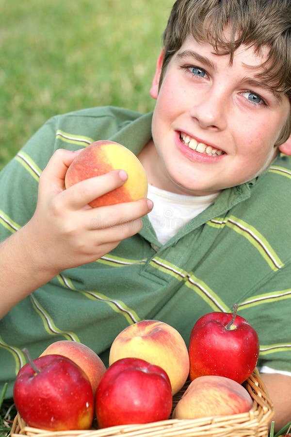 Apple Arms Background Boy Chil Stock Image - Image of nature, sping ...