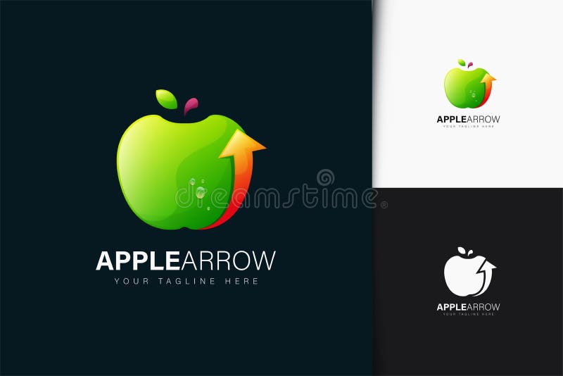 Apple Logo Design Gradient Stock Illustrations – 533 Apple Logo Design ...