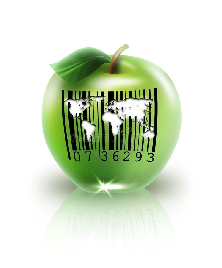 Apple Barcode Stock Illustrations – 248 Apple Barcode Stock ...