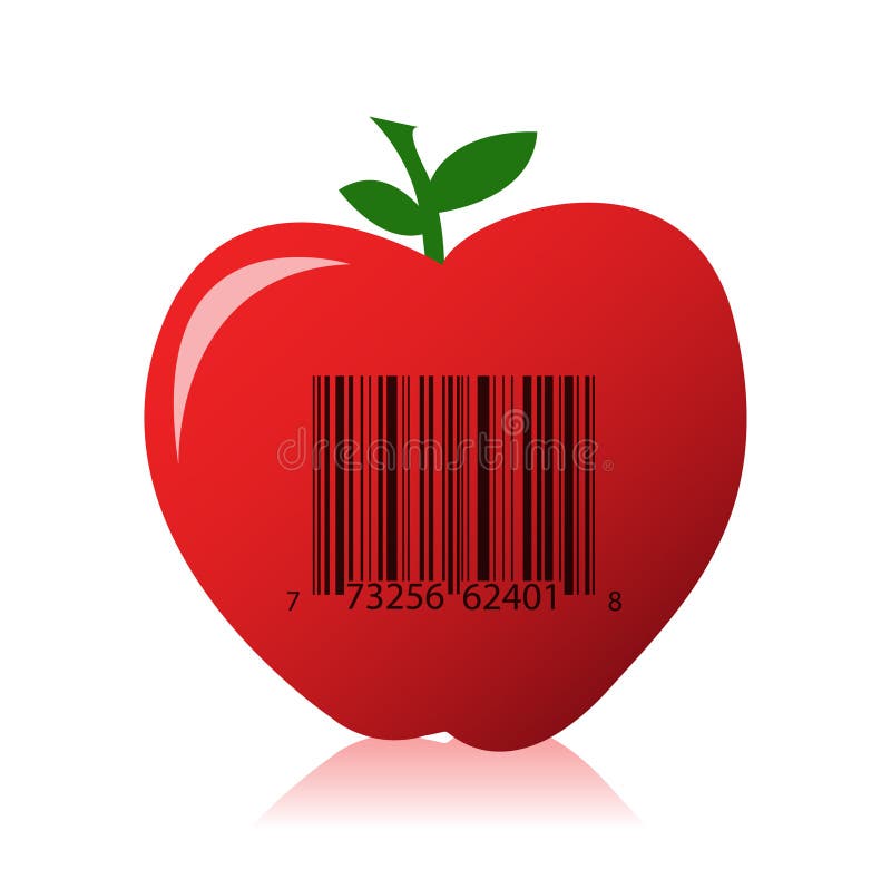 Organic barcode stock vector. Illustration of icon, grow - 11017021