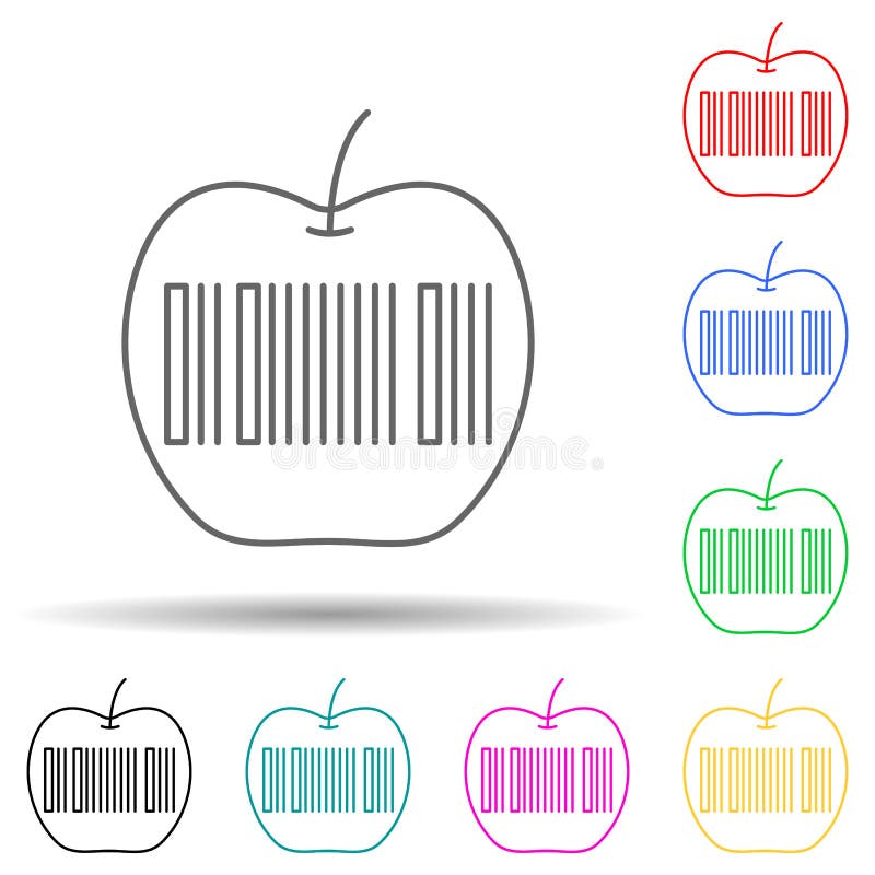 Apple Barcode Stock Illustrations – 290 Apple Barcode Stock ...