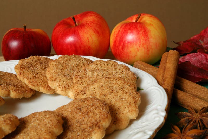 Apple biscuits stock photo. Image of fall, apples, apple - 6918798