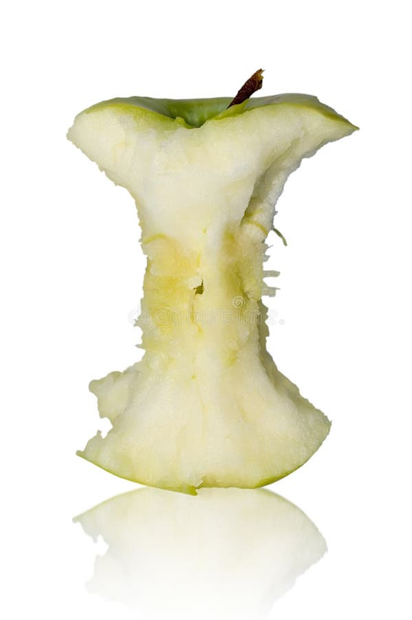 Apple Core stock image. Image of food, diet, healthy, isolated - 198563