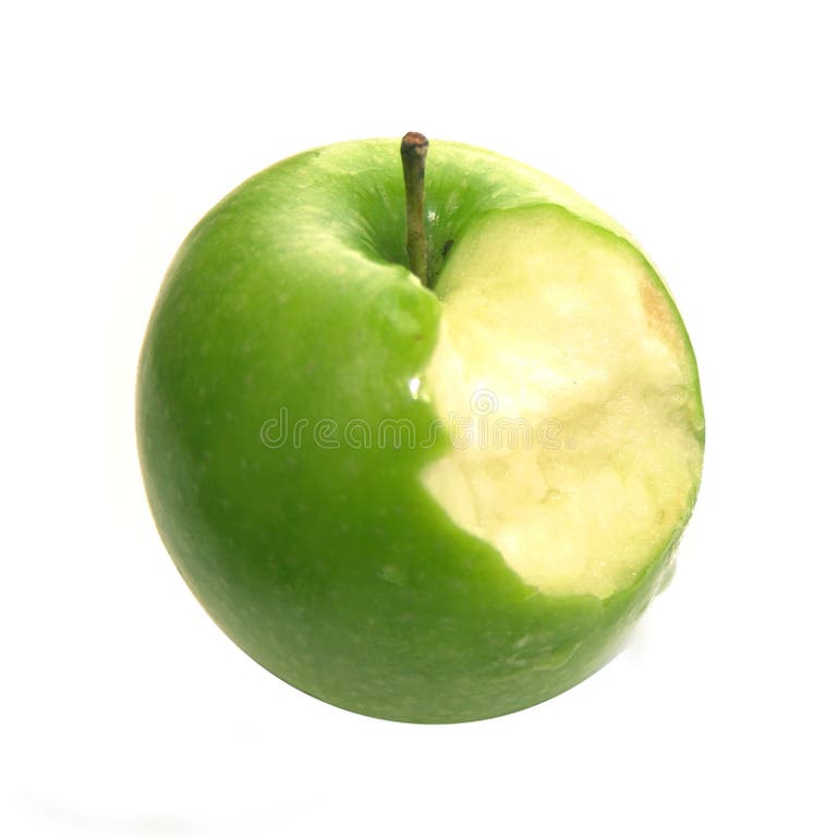 Apple Bite stock image. Image of bitten, apple, fresh, stem - 149787