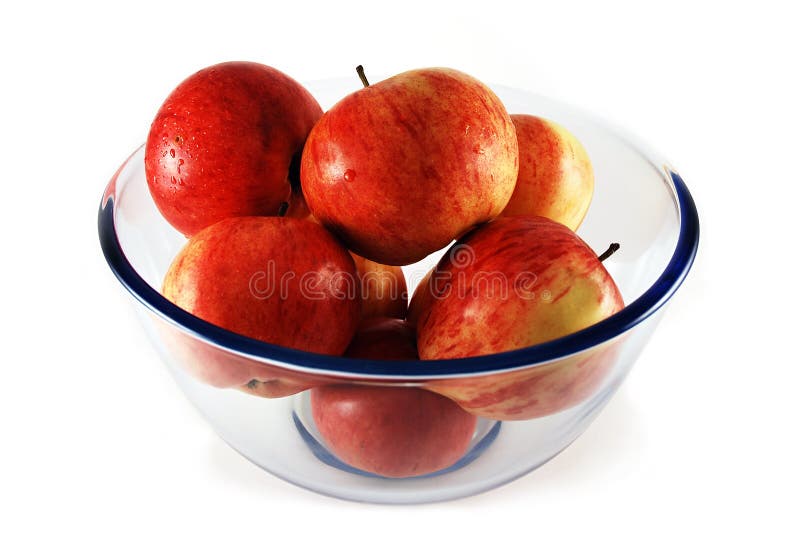 Apple bowl stock photo. Image of meal, healthcare, healthy - 11330804