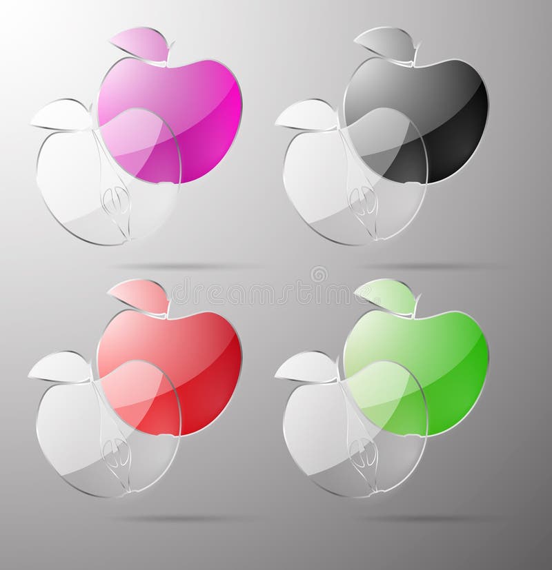 Apple stock illustration. Illustration of shiny, light - 50702070