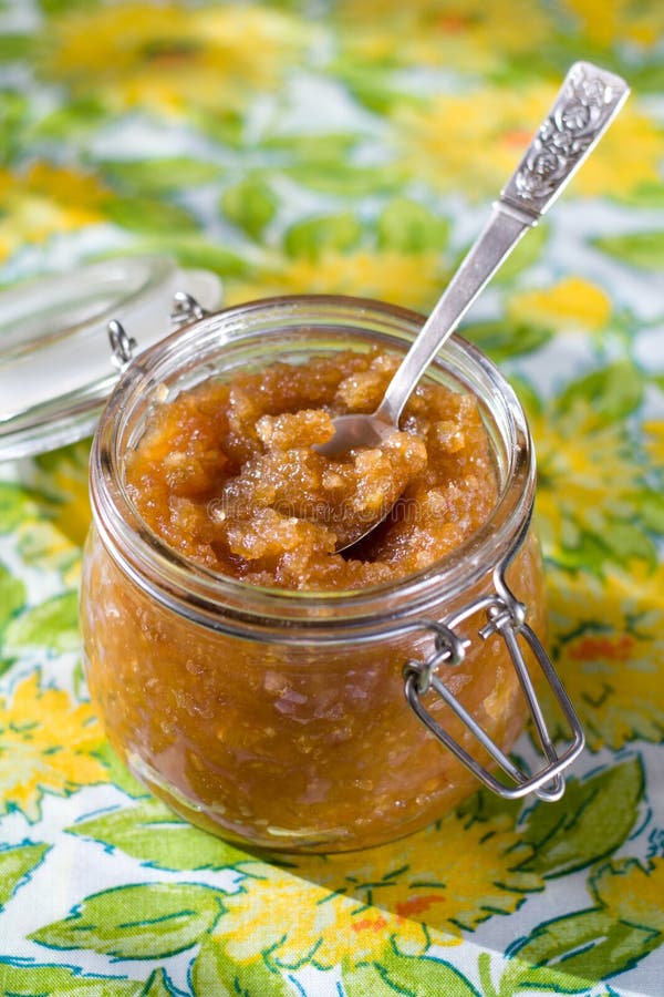 Apple butter stock photo. Image of dessert, spoon, natural - 31130116