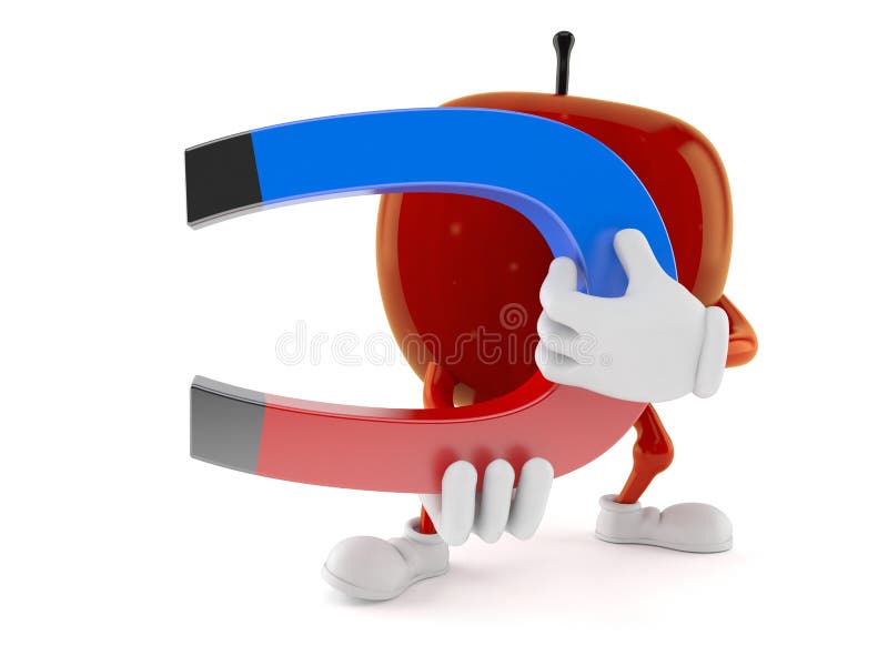 Magnet Apple Stock Illustrations – 813 Magnet Apple Stock Illustrations ...