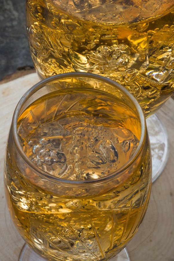 Apple cider with ice cubes stock photo. Image of cold - 56206068
