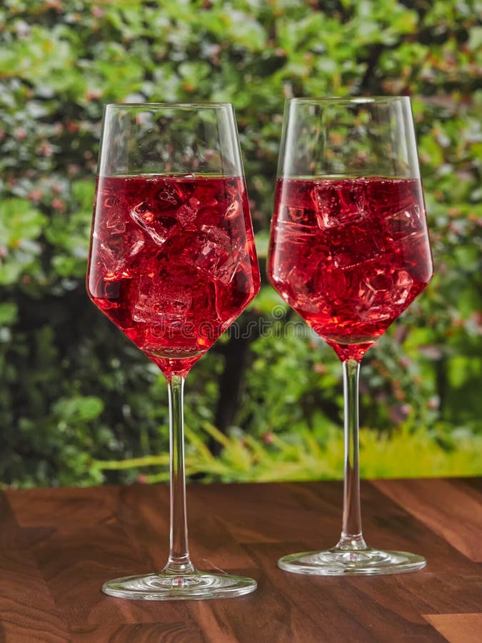 Apple Cider with Red Berry Flavor Stock Image - Image of cocktail ...