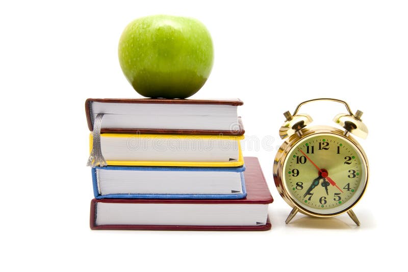 Apple Clock Healthy Eating Food Stock Photo - Image of breakfast ...