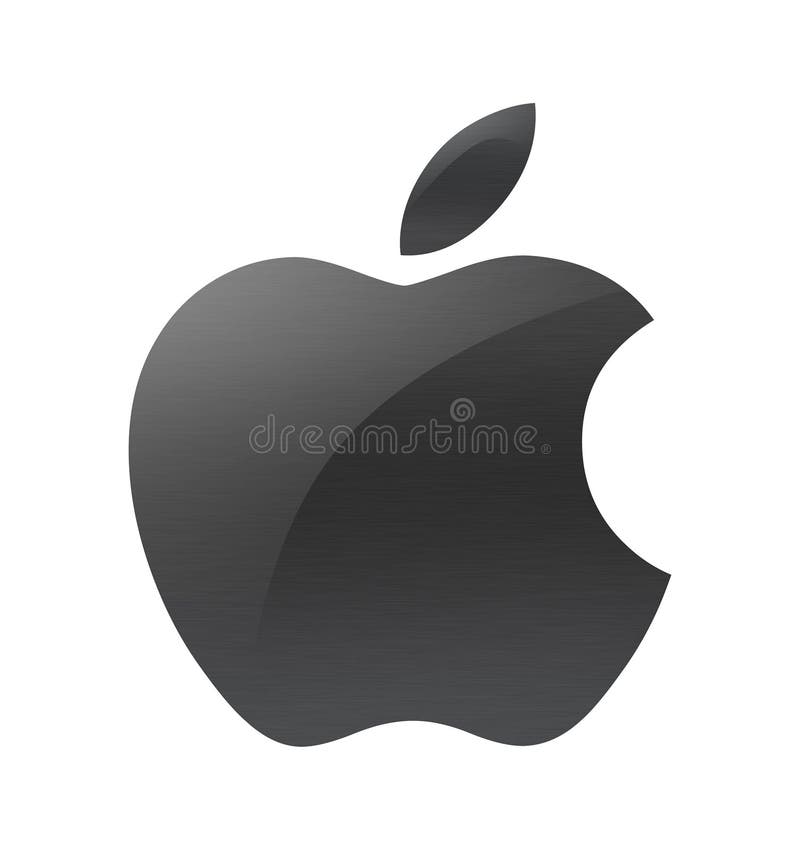 Apple company sign editorial photography. Illustration of electronic ...