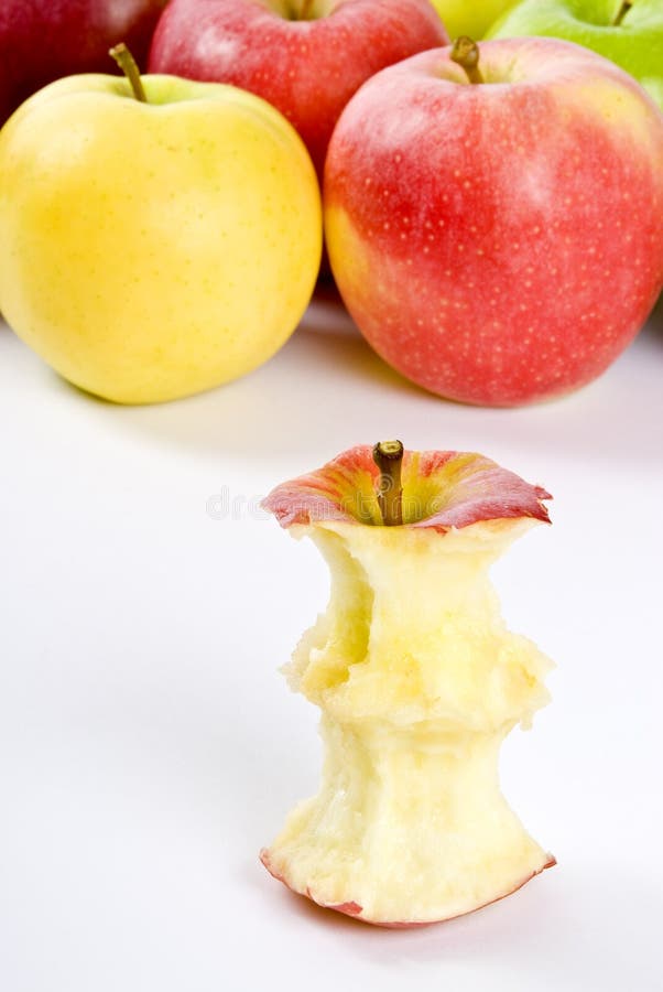 Apple Core stock image. Image of variety, yellow, apple - 6569169