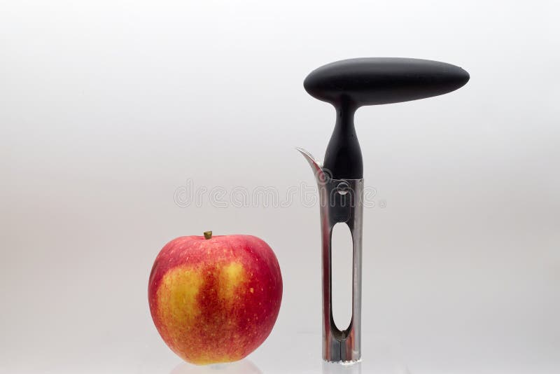 Apple Corer. Tool for Removing the Apple Core, Isolated on White ...