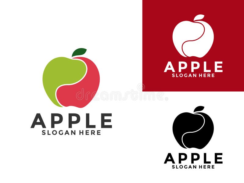 Apple Creative Logo Design Vector, Modern Apple Logo Icon Template ...
