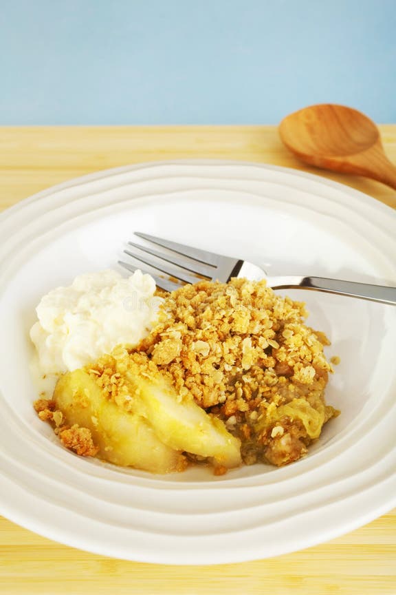 Apple Crumble stock photo. Image of apples, apple, crumble - 25779772