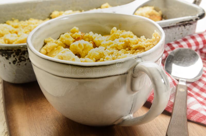 Apple Crumble Dessert in a Cup Stock Photo - Image of delicious, autumn ...
