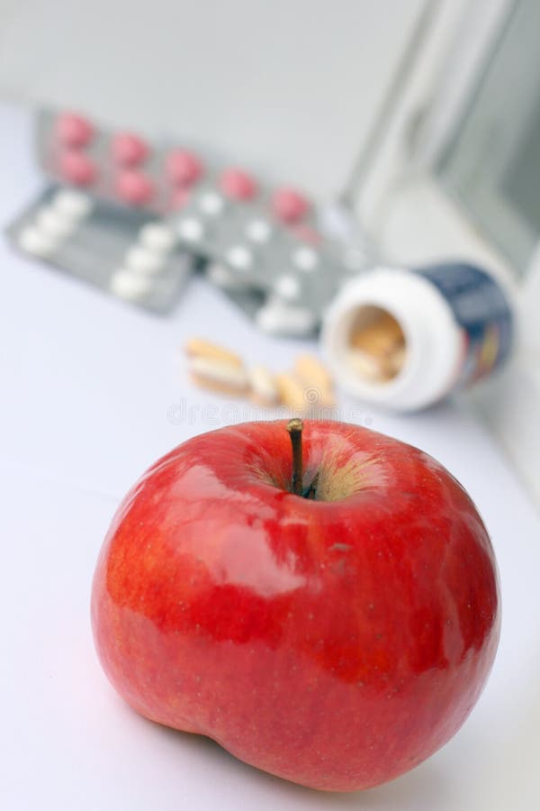 An Apple a Day Keeps the Doctor Away Stock Photo - Image of care ...