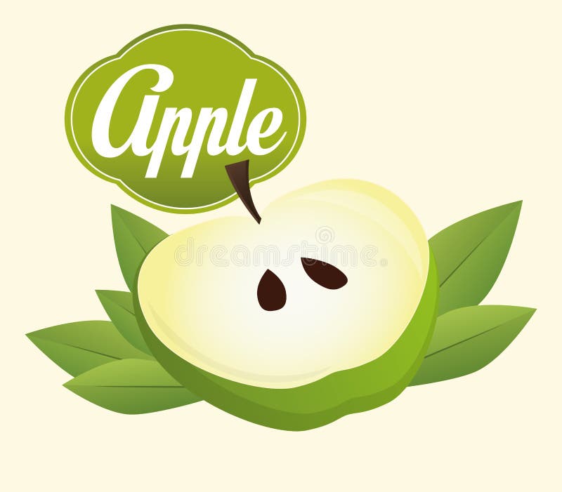 Apple design stock vector. Illustration of juicy, farming - 59857631