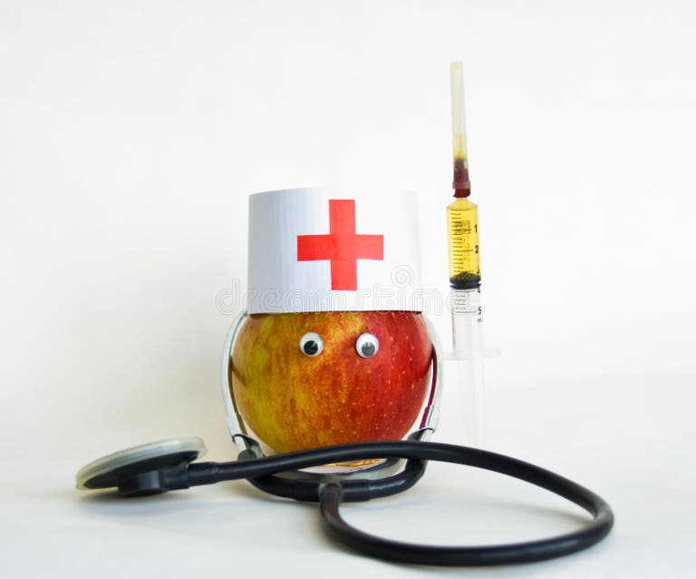 Apple-doctor editorial photo. Image of diagnostic, shiny - 9827561