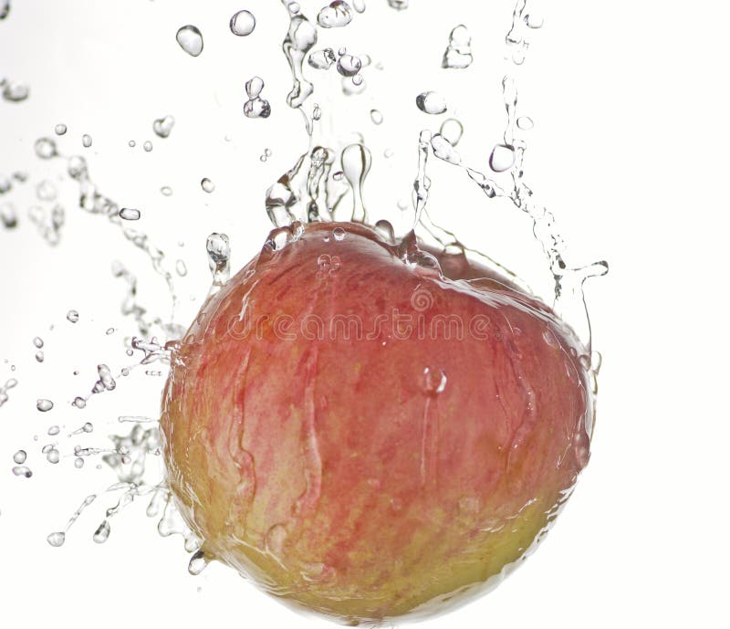 Apple stock photo. Image of drop, food, still, apple - 47845382