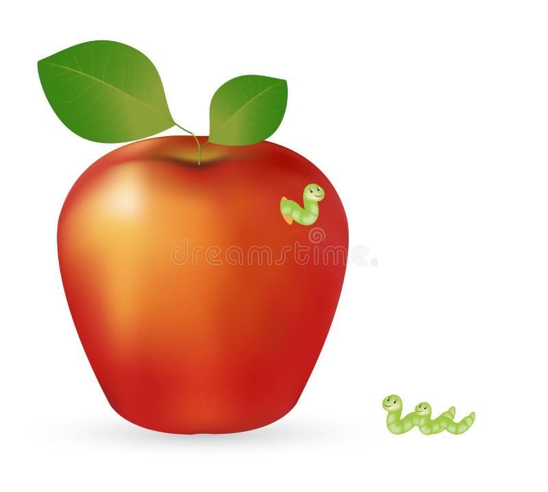 Apple e vite senza fine illustrazione vettoriale. Illustrazione di ...