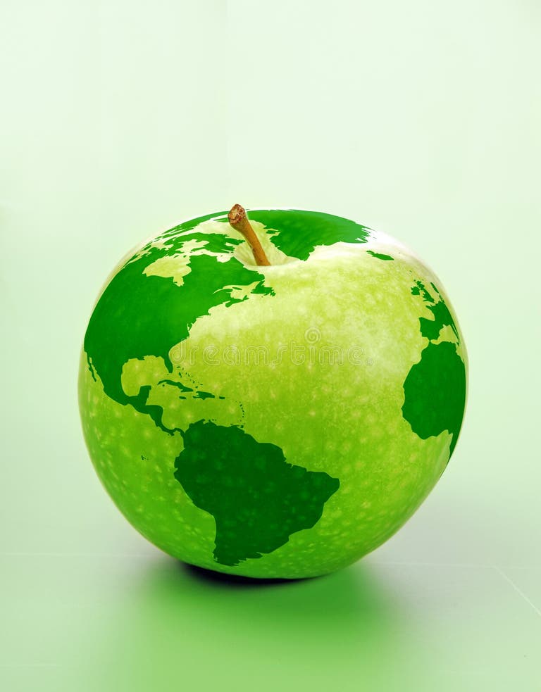 Green Apple Earth Map Stock Illustrations – 428 Green Apple Earth Map ...