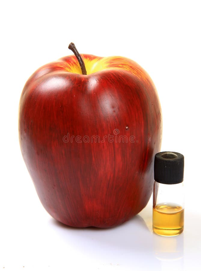 Apple essence stock image. Image of fruit, bottle, white - 20073485
