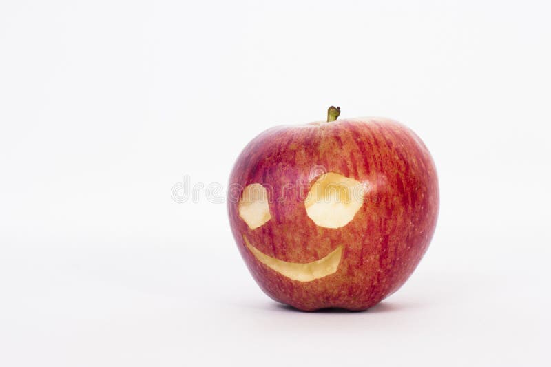 Apple face stock image. Image of color, drink, lifestyle - 38663577