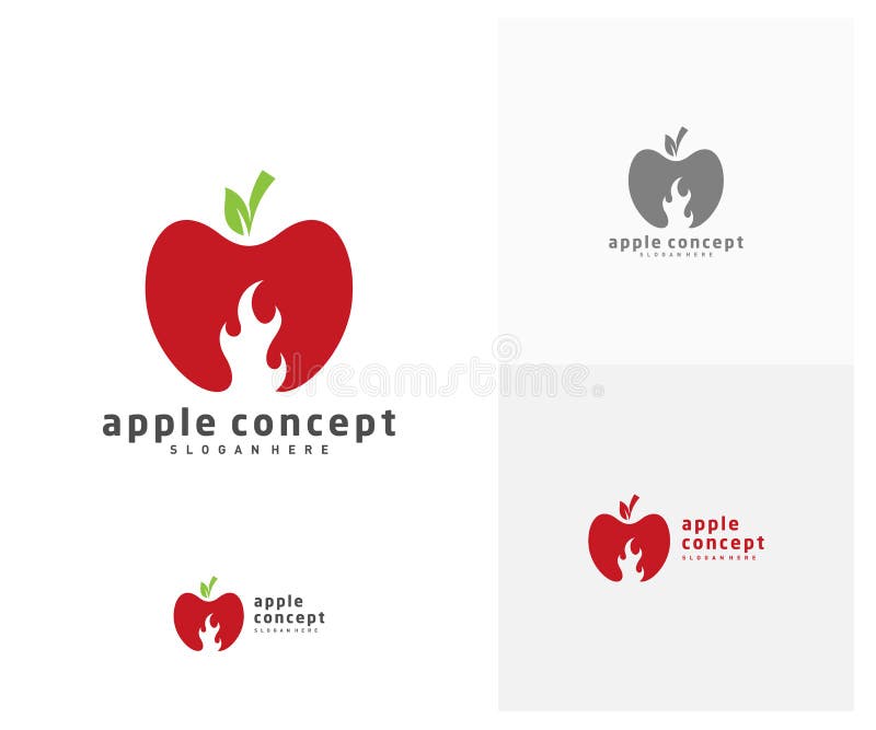 Apple, Fire Energy and World Water Icons Set. Bad Weather Sign. Fruit ...