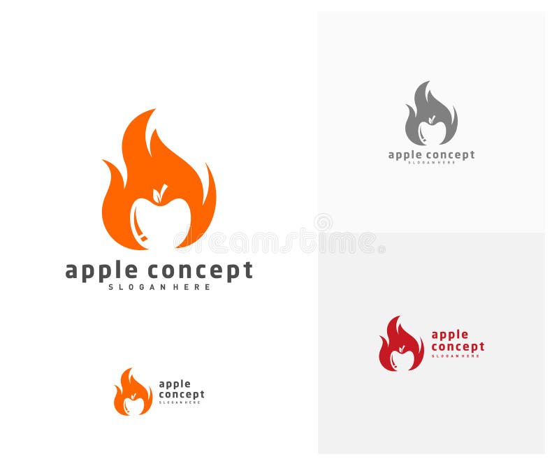Apple, Fire Energy and World Water Icons Set. Bad Weather Sign. Fruit ...