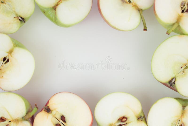 Apple frame. stock image. Image of ripe, food, fall, fruit - 59335835