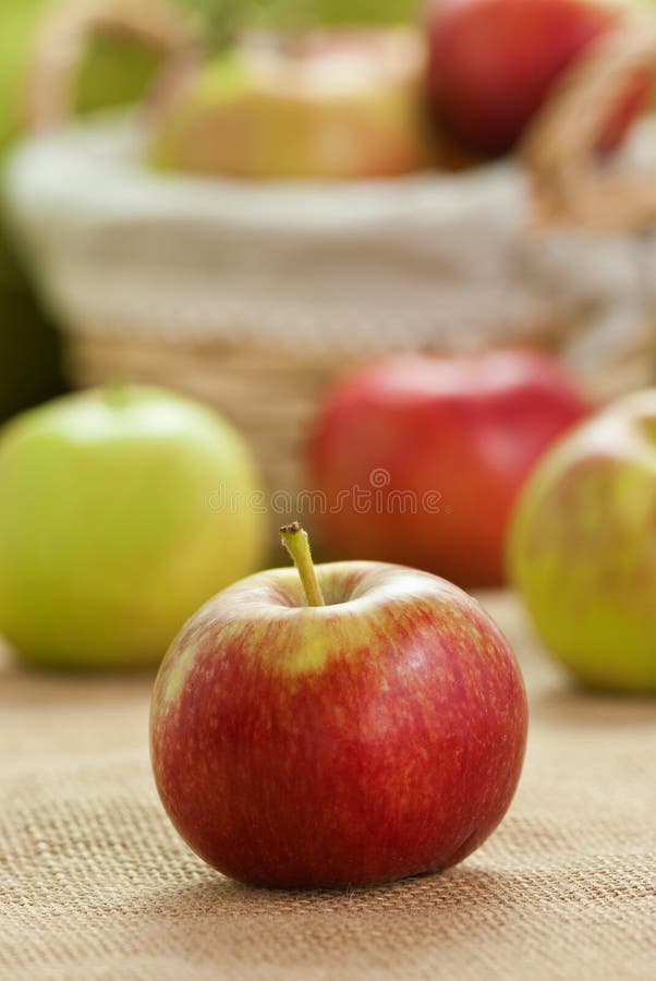 Apple stock photo. Image of ripe, fresh, green, basket - 44306754
