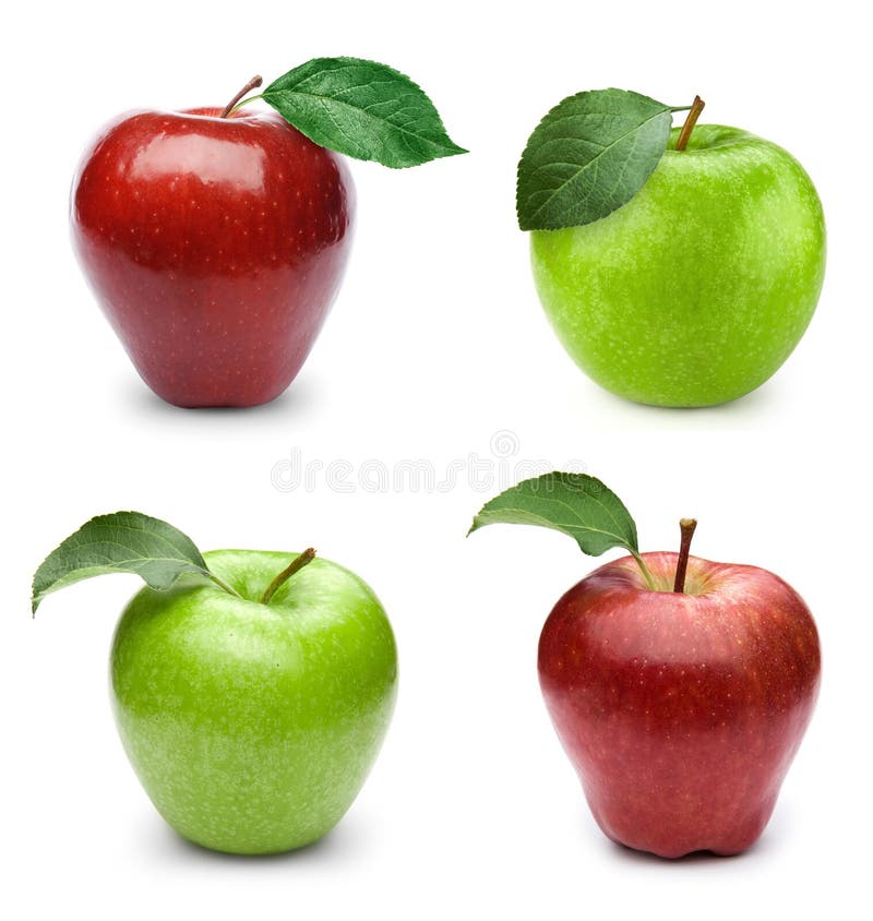 Apple fruits with leaf stock photo. Image of apple, eating - 93019784