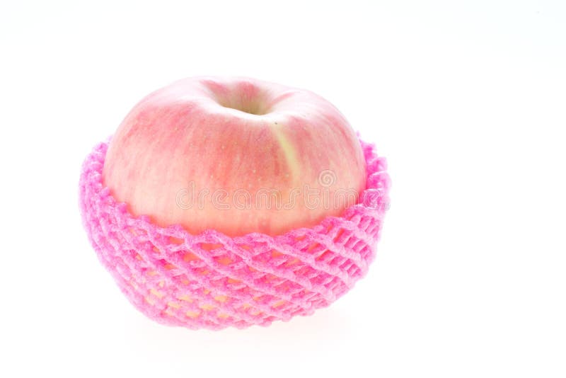 Apple Fuji Fruit with Water Drops Stock Image - Image of freshness ...