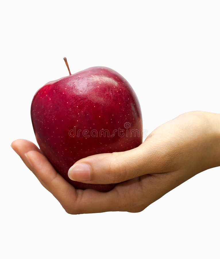 Apple stock image. Image of nature, hold, pick, delicious - 41416335