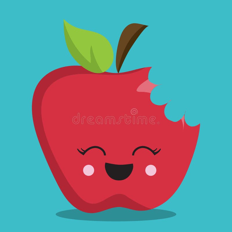 Apple good 05 stock vector. Illustration of good, vector - 197981498