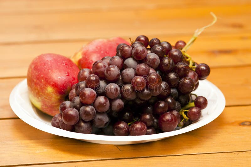 Apple & Grape stock photo. Image of autumn, fruit - 20018078